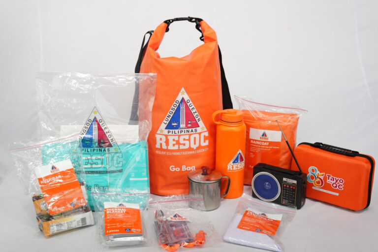 QUEZON CITY ROLLS OUT RESQC GO BAG, A SUSTAINABLE EMERGENCY KIT FOR RESIDENTS - PhilNews24